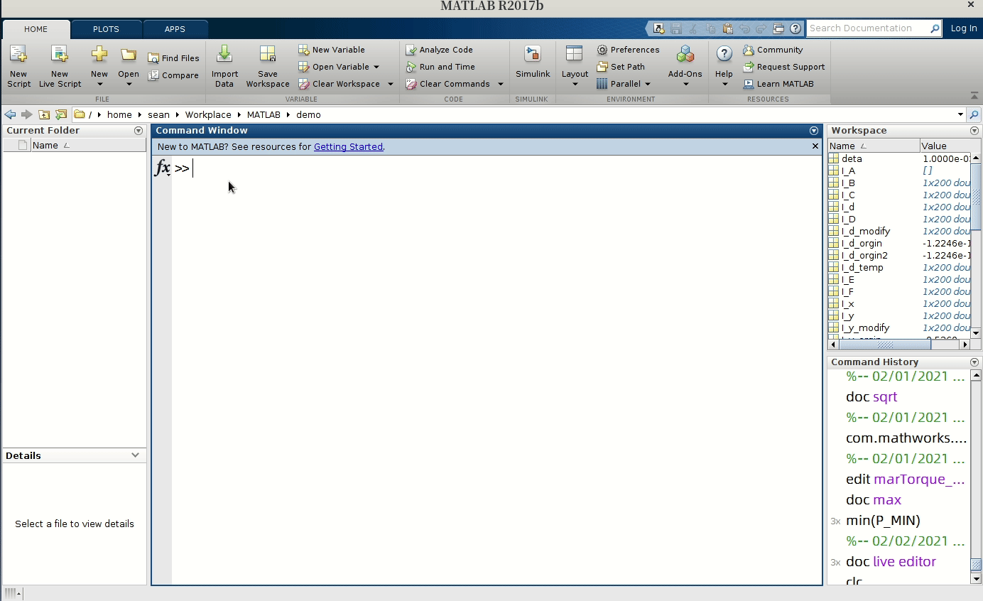 Matlab Live Editor 编辑器简单使用 Seanchrist